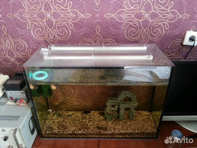 Аквариум 80л LED свет