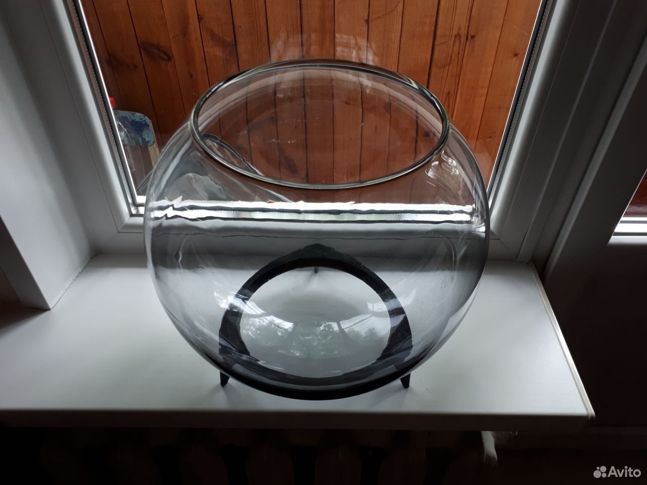 Аквариум шаровой с подставкой
