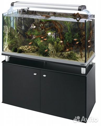 Аквариум "ferplast" Cayman 110 230л open серебр