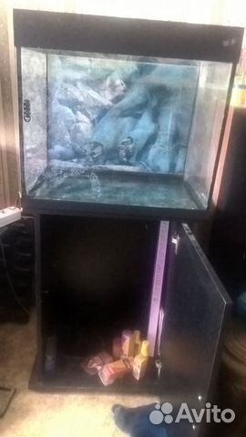 Аквариум 100 литров c тумбой и тд